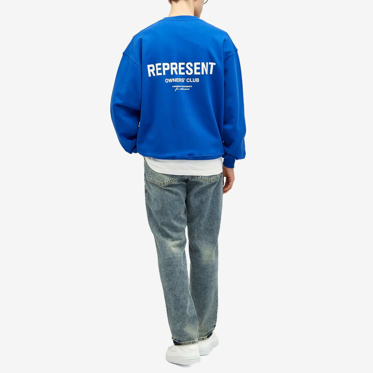 Represent Men's Owners Club Sweatshirt in Cobalt Blue Represent