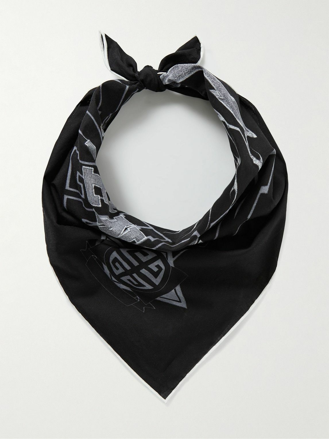Givenchy - Logo-Print Cotton-Voile Scarf Givenchy