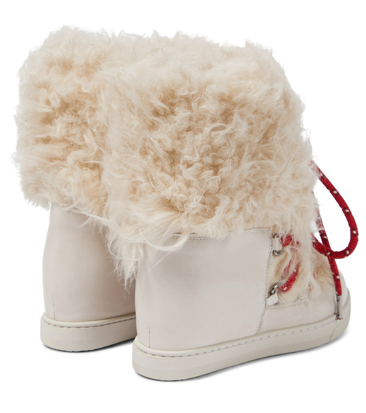 Isabel Marant - Nowles faux shearling and leather snow boots Isabel Marant