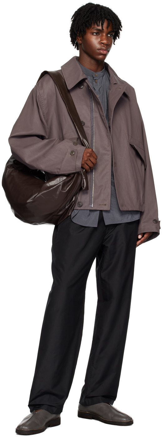 LEMAIRE Purple Boxy Jacket Lemaire LEMAIRE Purple Boxy Jacket Lemaire