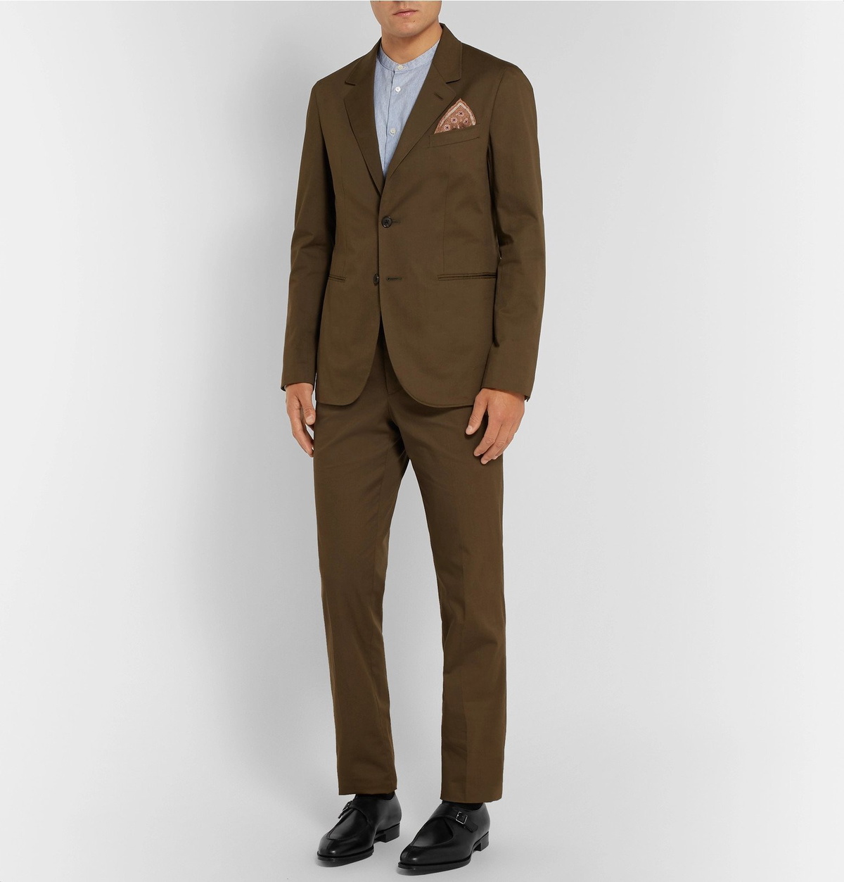 Edward Green - Clapham Leather Monk-Strap Shoes - Black Edward Green