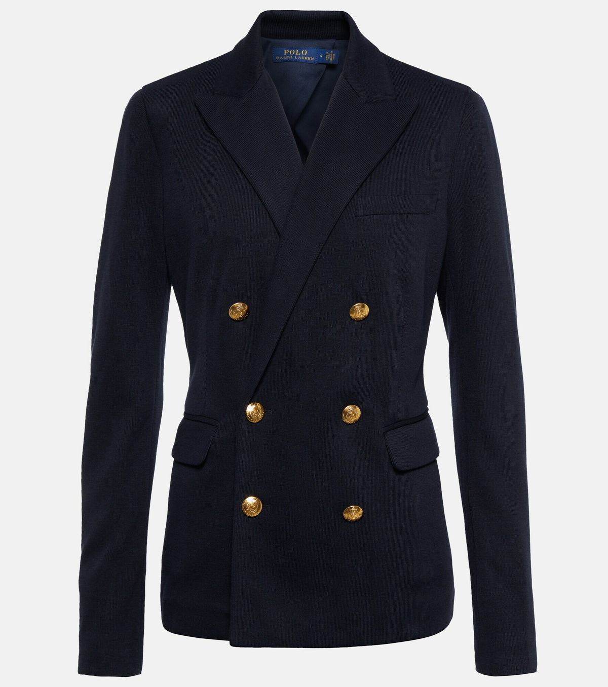 Polo Ralph Lauren - Knit double-breasted blazer Polo Ralph Lauren Polo Ralph Lauren - Knit double-breasted blazer Polo Ralph Lauren