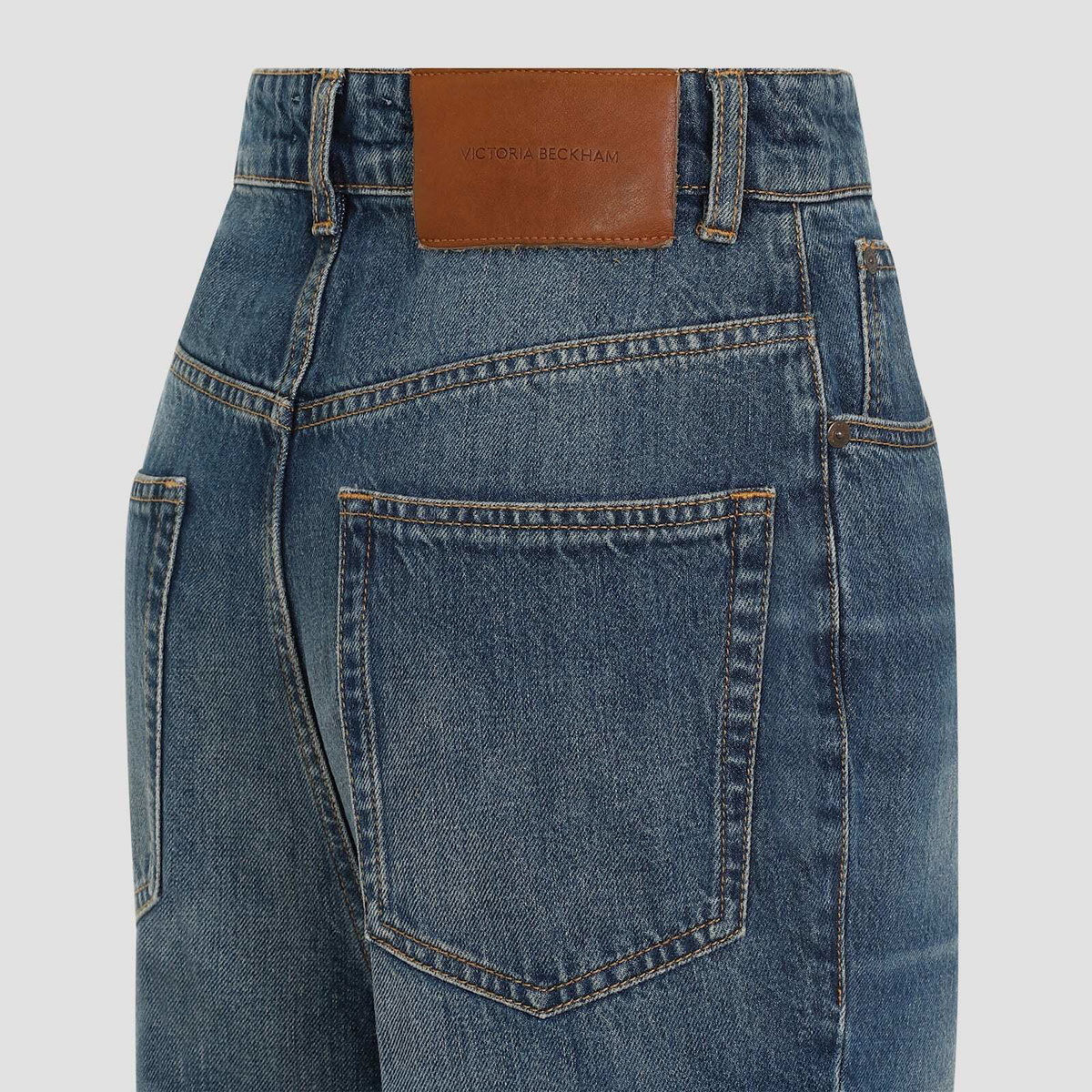 Victoria Beckham Wide Leg Kick Jeans Victoria Beckham