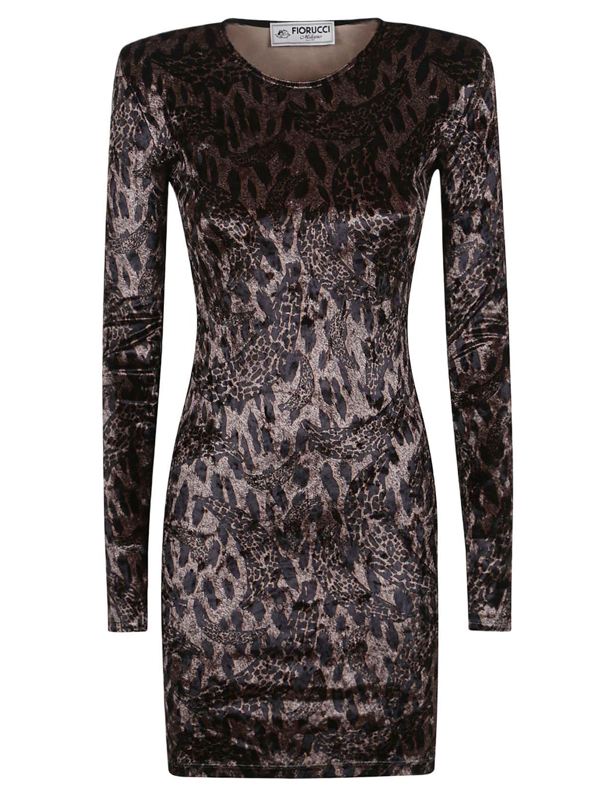 Fiorucci Velour Padded Mini Dress Fiorucci