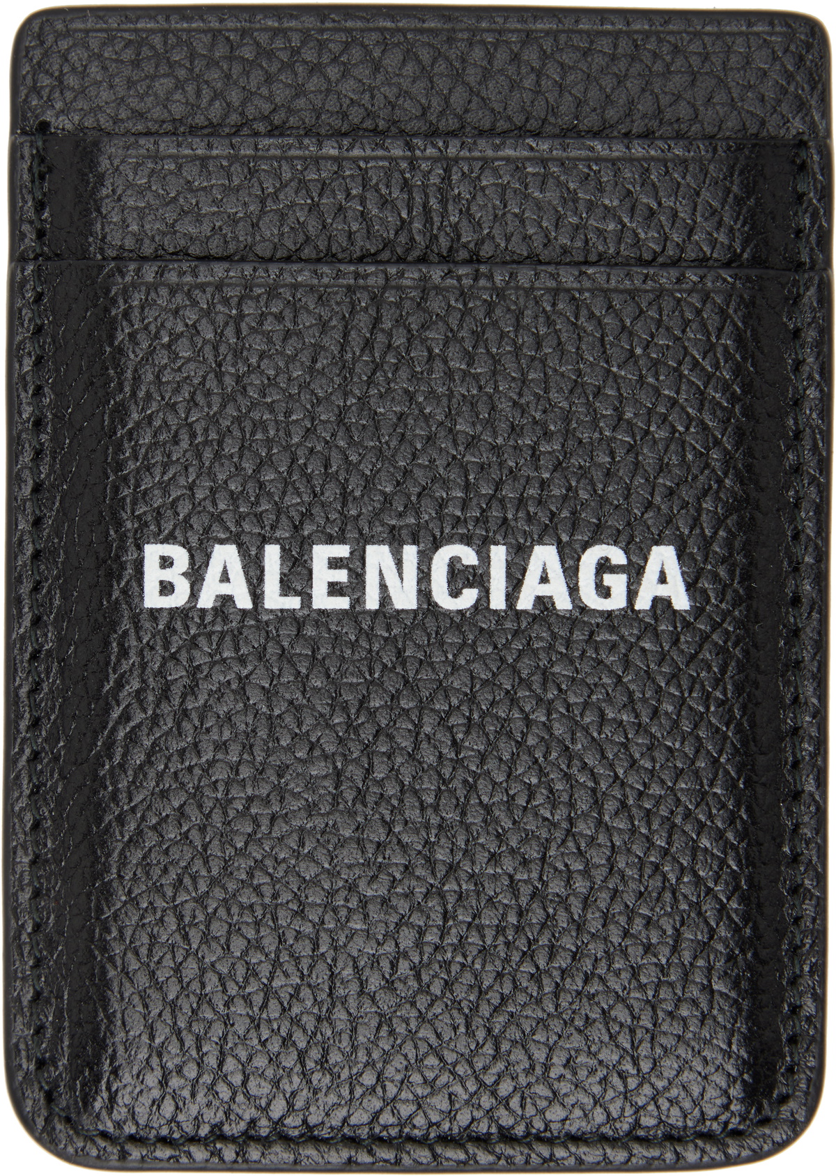 Balenciaga Black Cash Magnet Card Holder Balenciaga