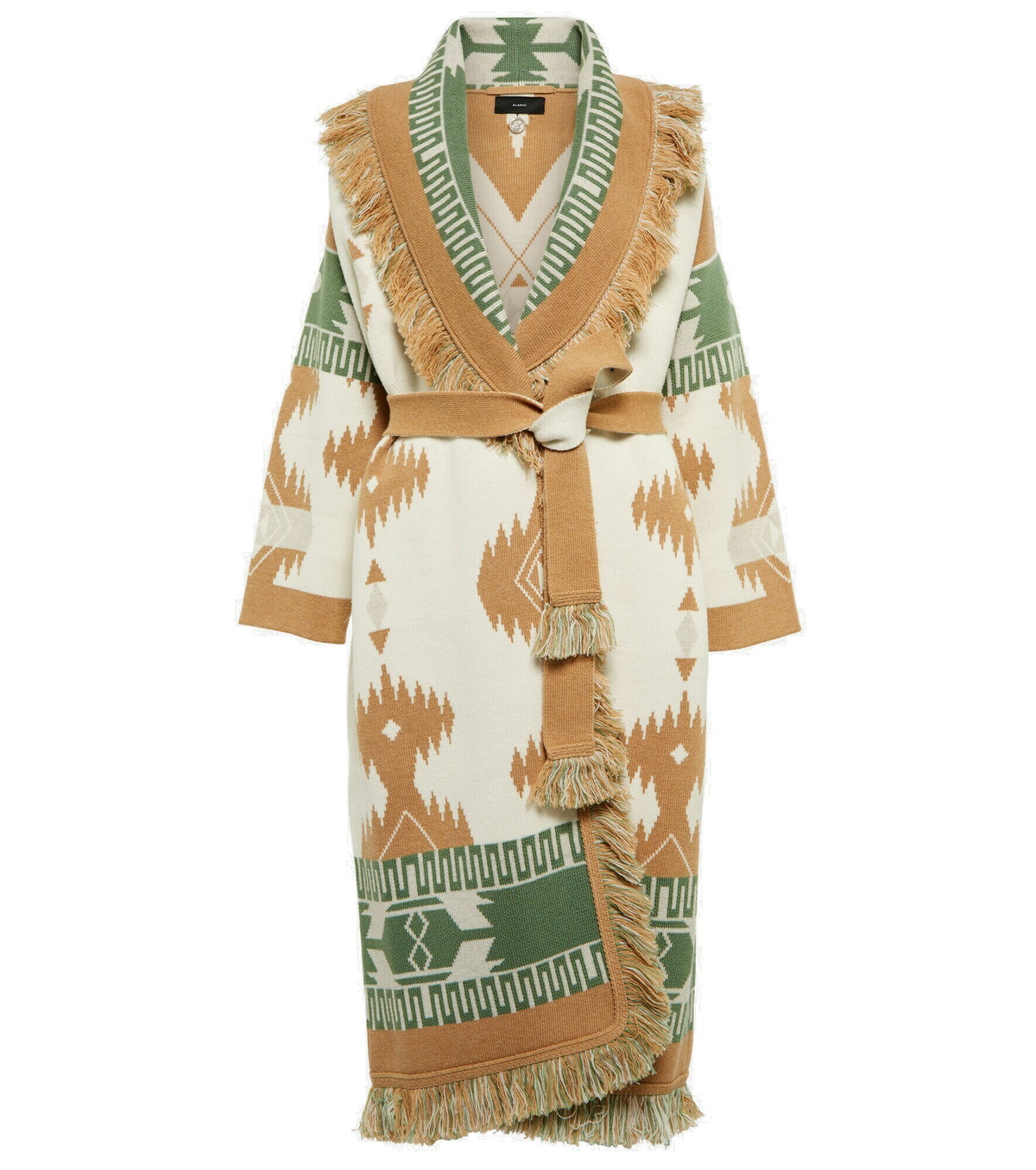 Alanui - Icon jacquard wool coat Alanui