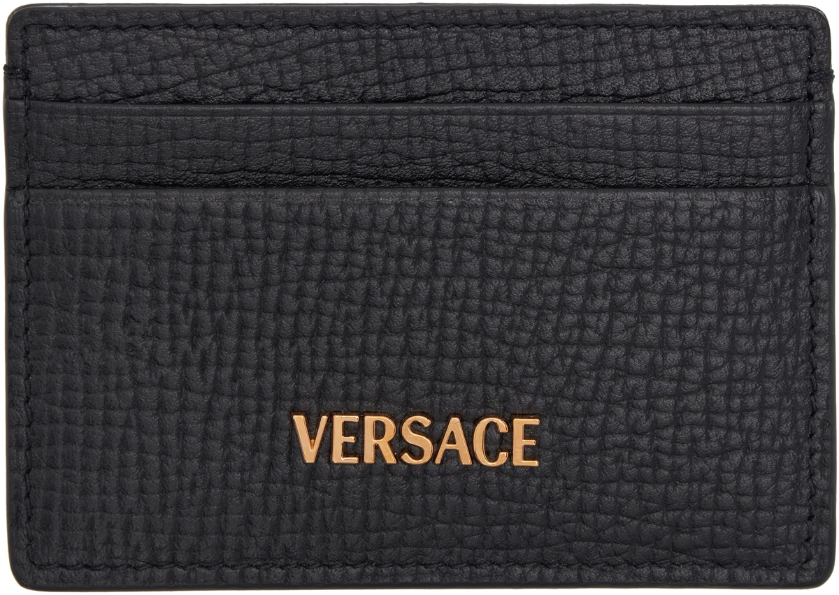 Versace Black 'Versace' Myth Card Holder Versace