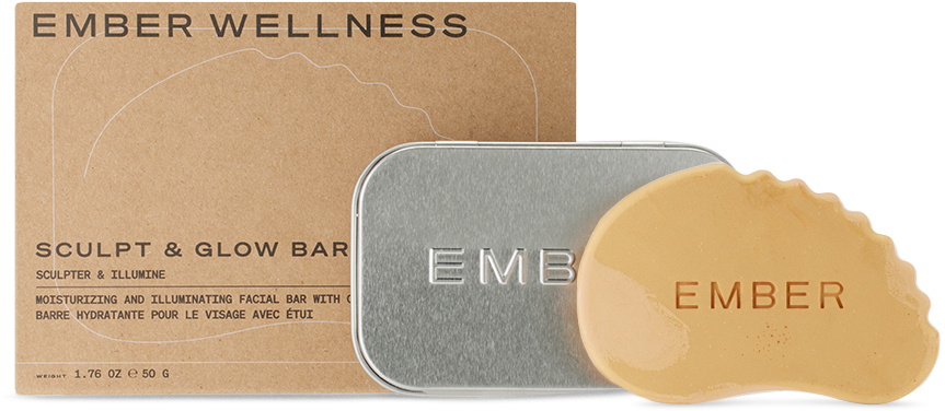 Ember Wellness Sunstone Sculpt & Glow Bar Set, 50 g