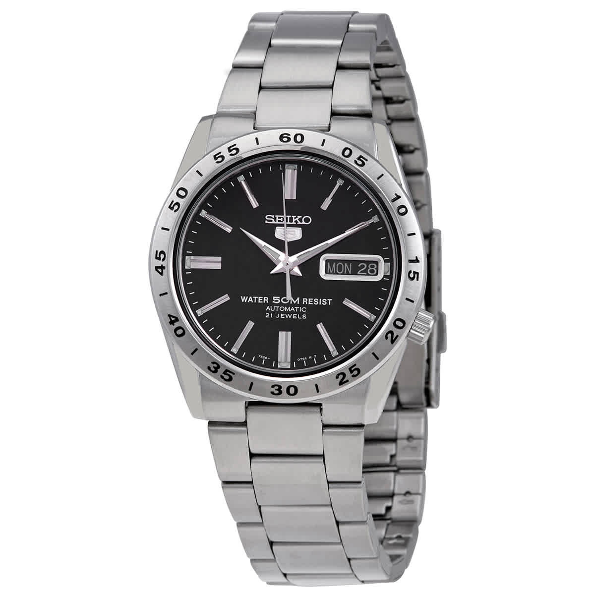 Seiko 5 Automatic Black Dial Mens Watch SNKE01K1 Seiko