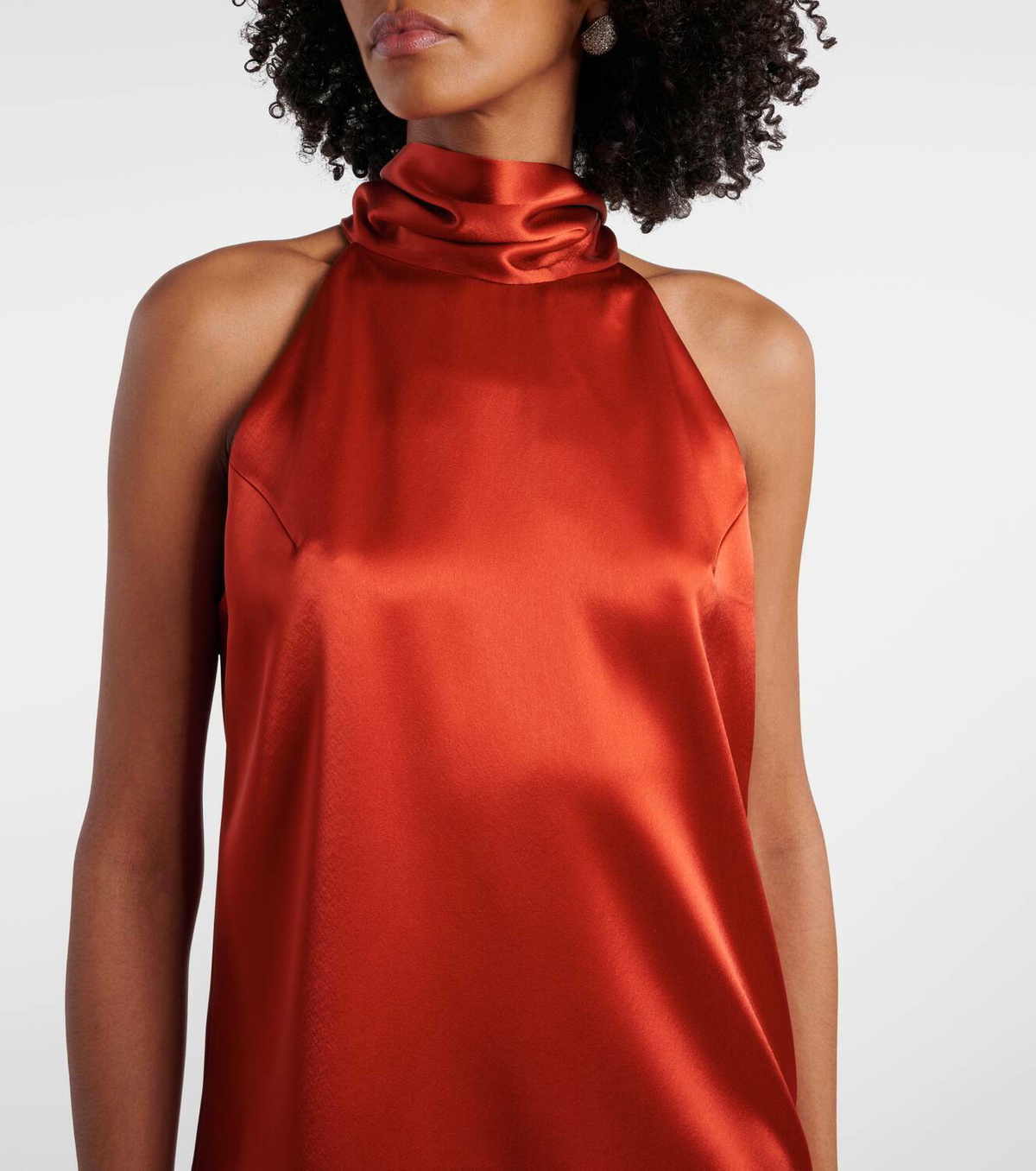 Galvan Sienna satin top Galvan