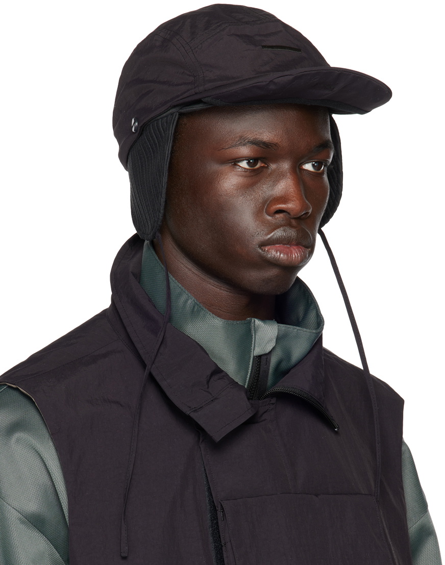 meanswhile Black Layered Cap meanswhile