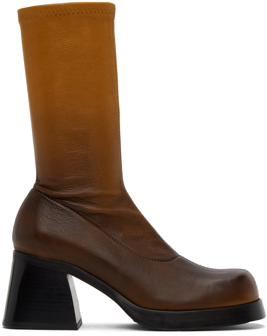 Miista Brown Elke Boots MIISTA
