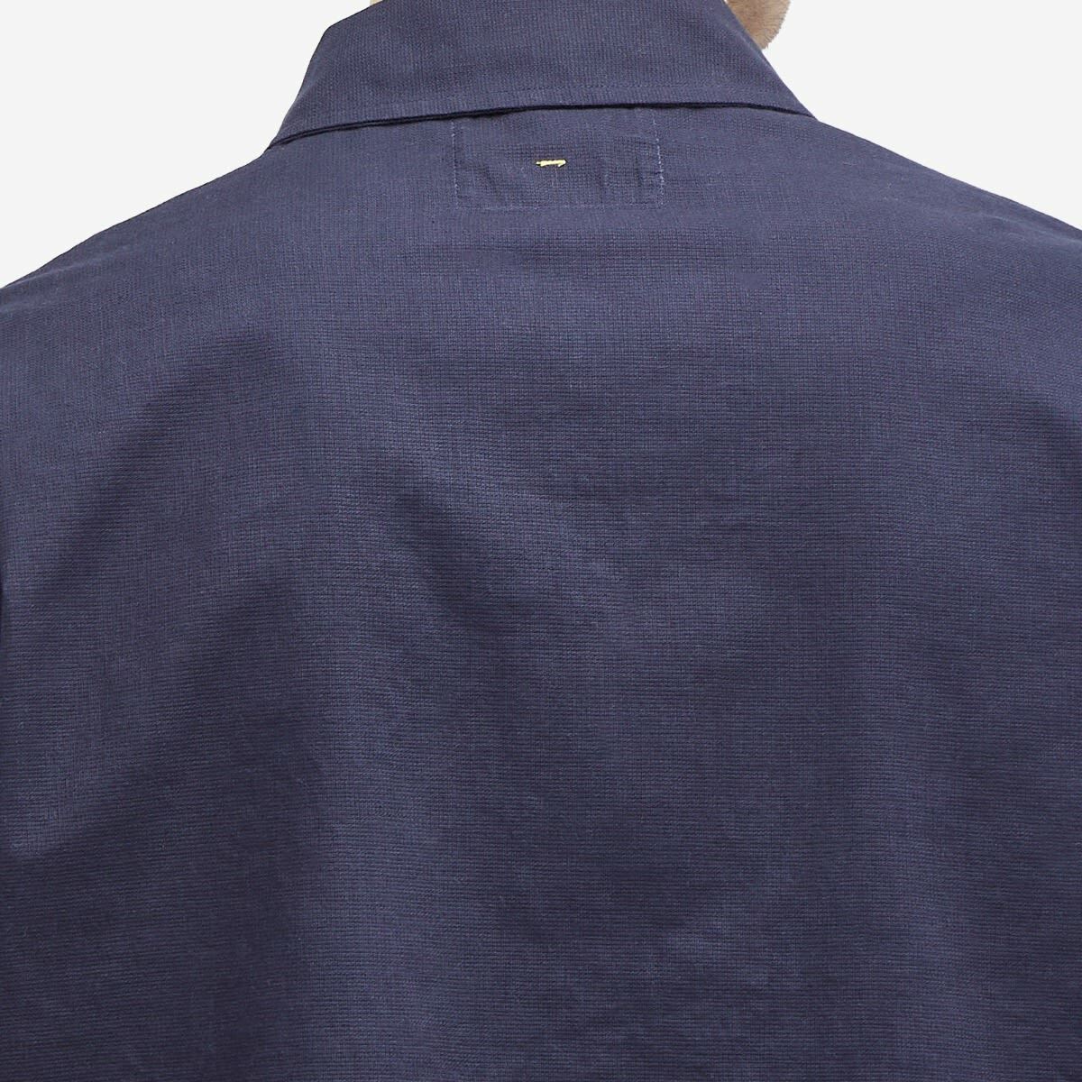MHL by Margaret Howell Men's Offset Plackett Polo Shirt in Ink MHL by ...