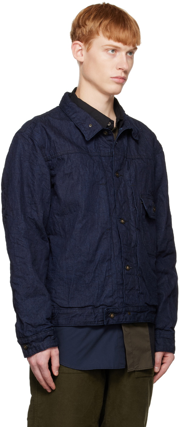 Engineered Garments Indigo Trucker Denim Jacket Engineered Garments