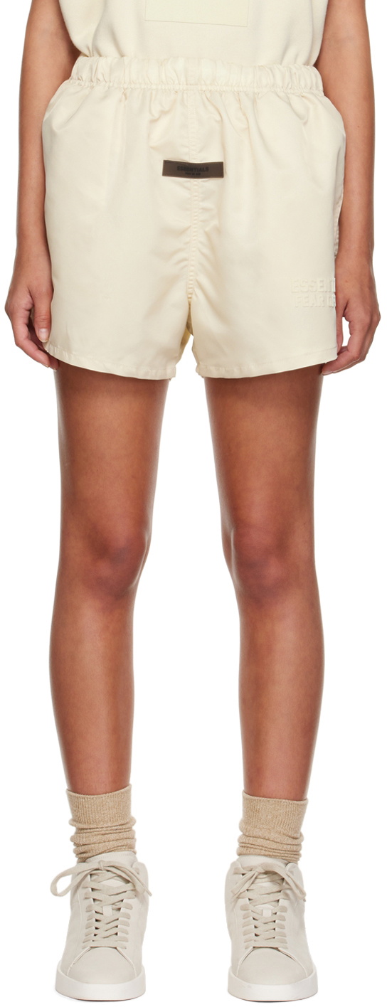 Fear of God ESSENTIALS Off-White Nylon Shorts Fear Of God Essentials