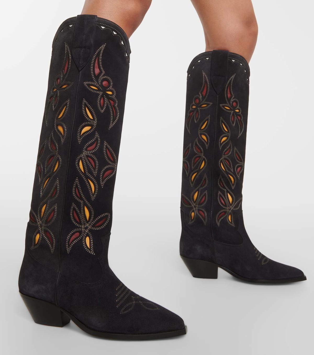 Isabel Marant Denvee suede knee-high boots Isabel Marant