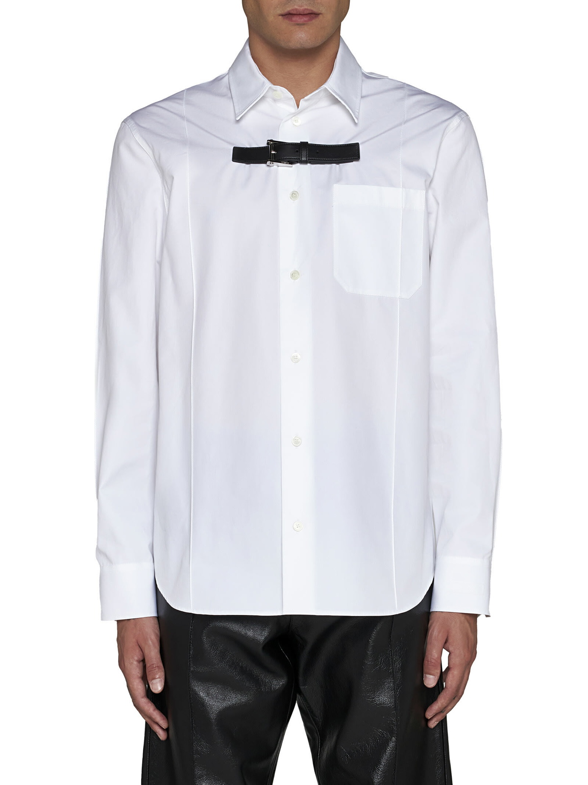 Versace Formal Shirt With Buckle Versace