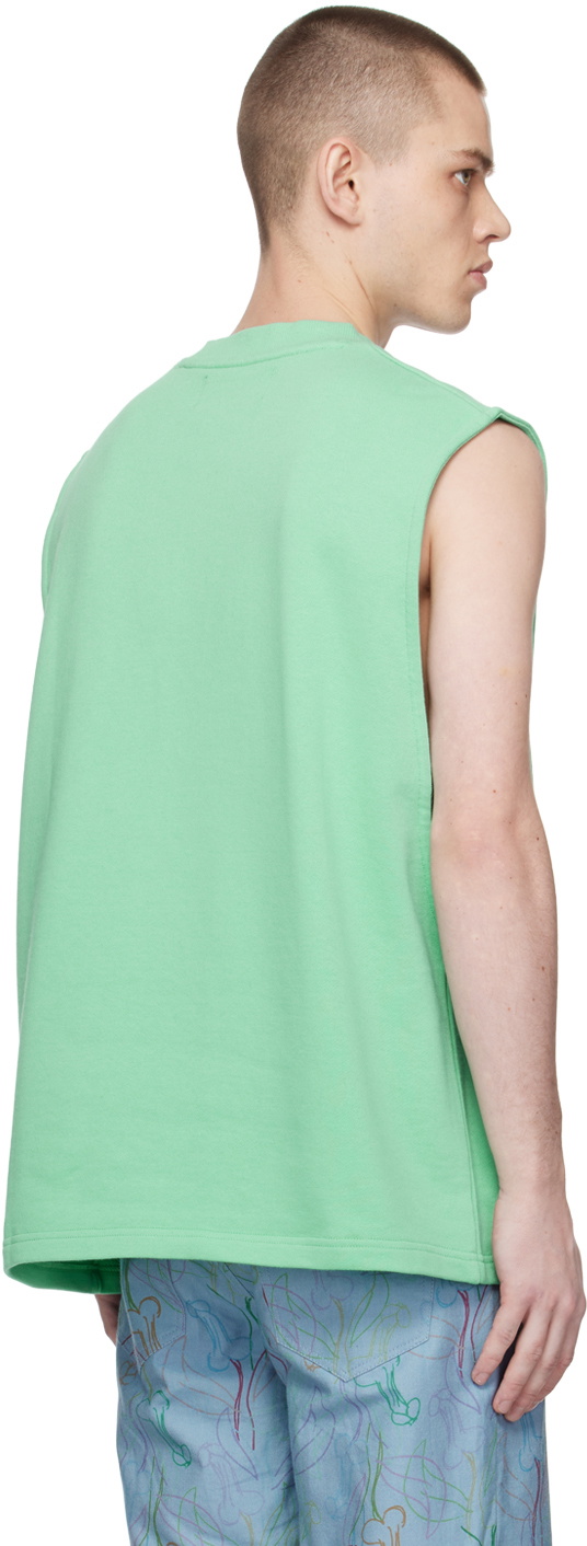 VIKTOR & ROLF MISTER MISTER Green Patch Tank Top