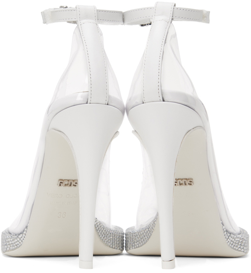 GCDS Transparent Transpallic Rider Heels GCDS