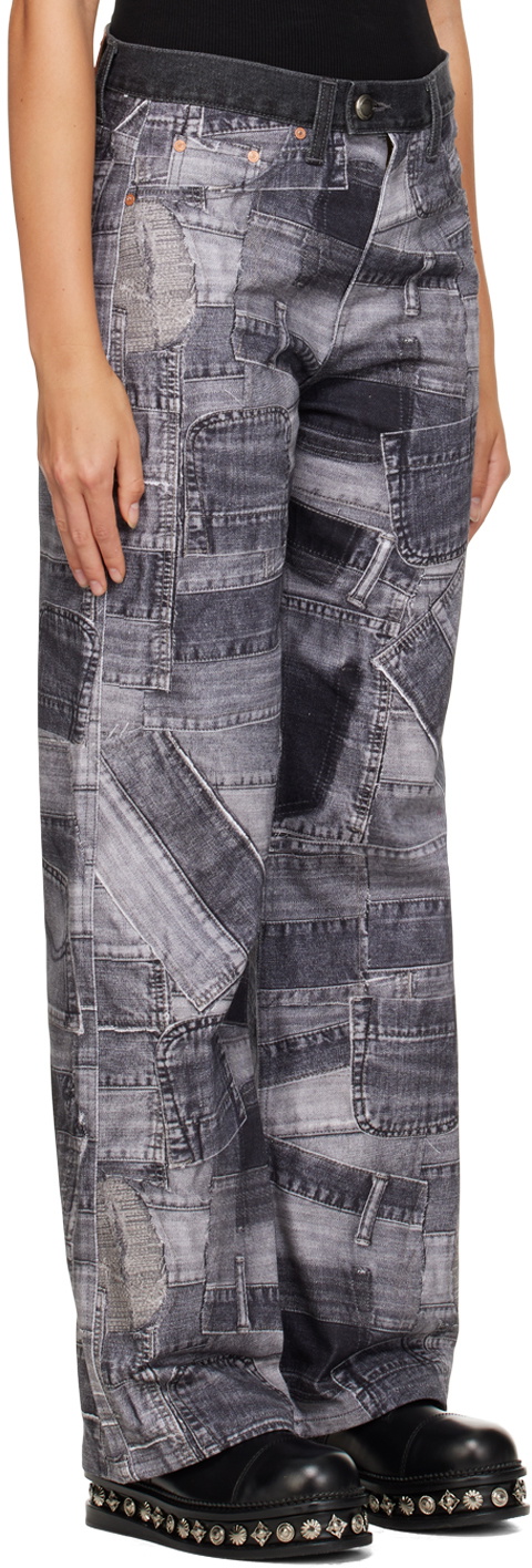 Andersson Bell Gray Patchwork Jeans Andersson Bell