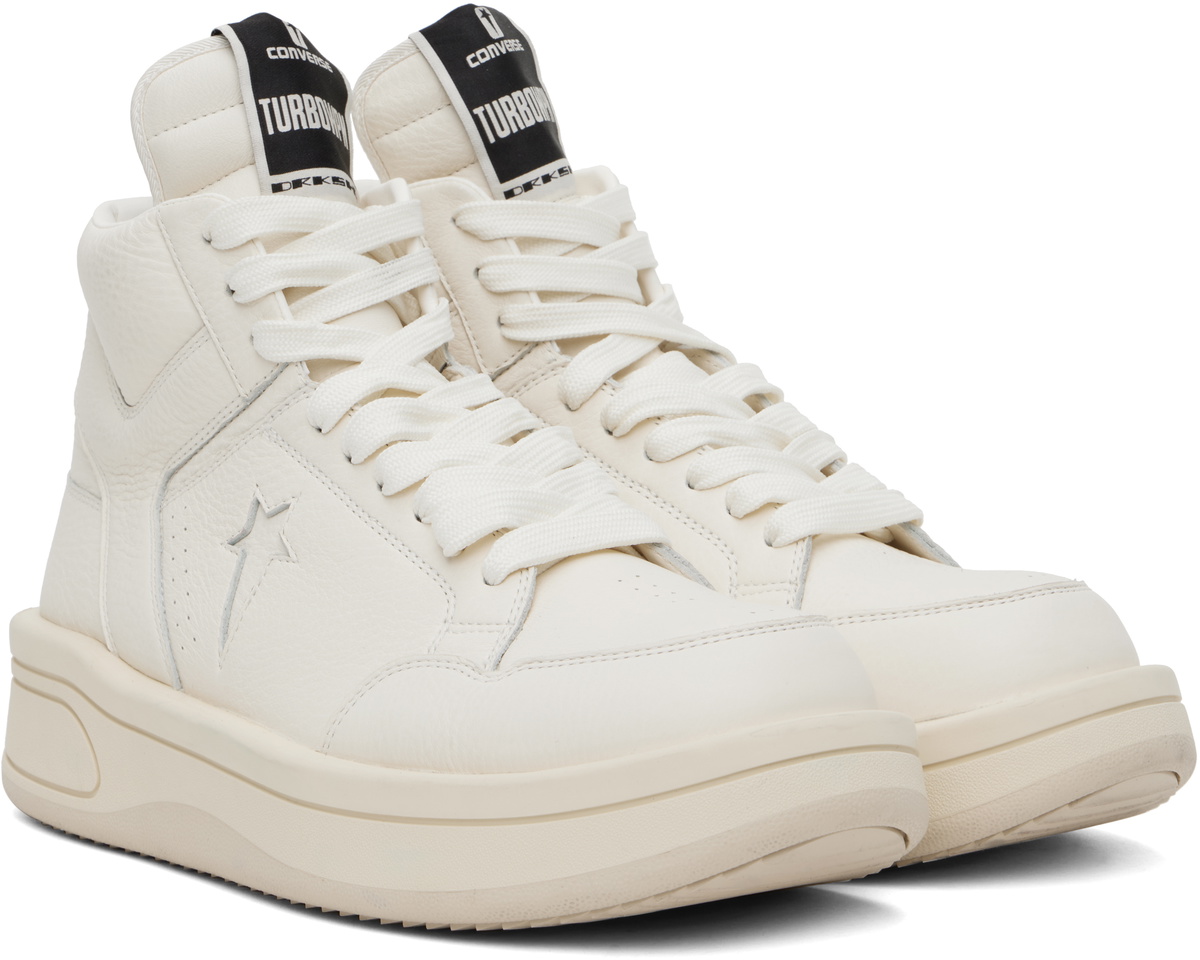 Rick Owens DRKSHDW White Converse Edition TURBOWPN Sneakers Rick Owens ...
