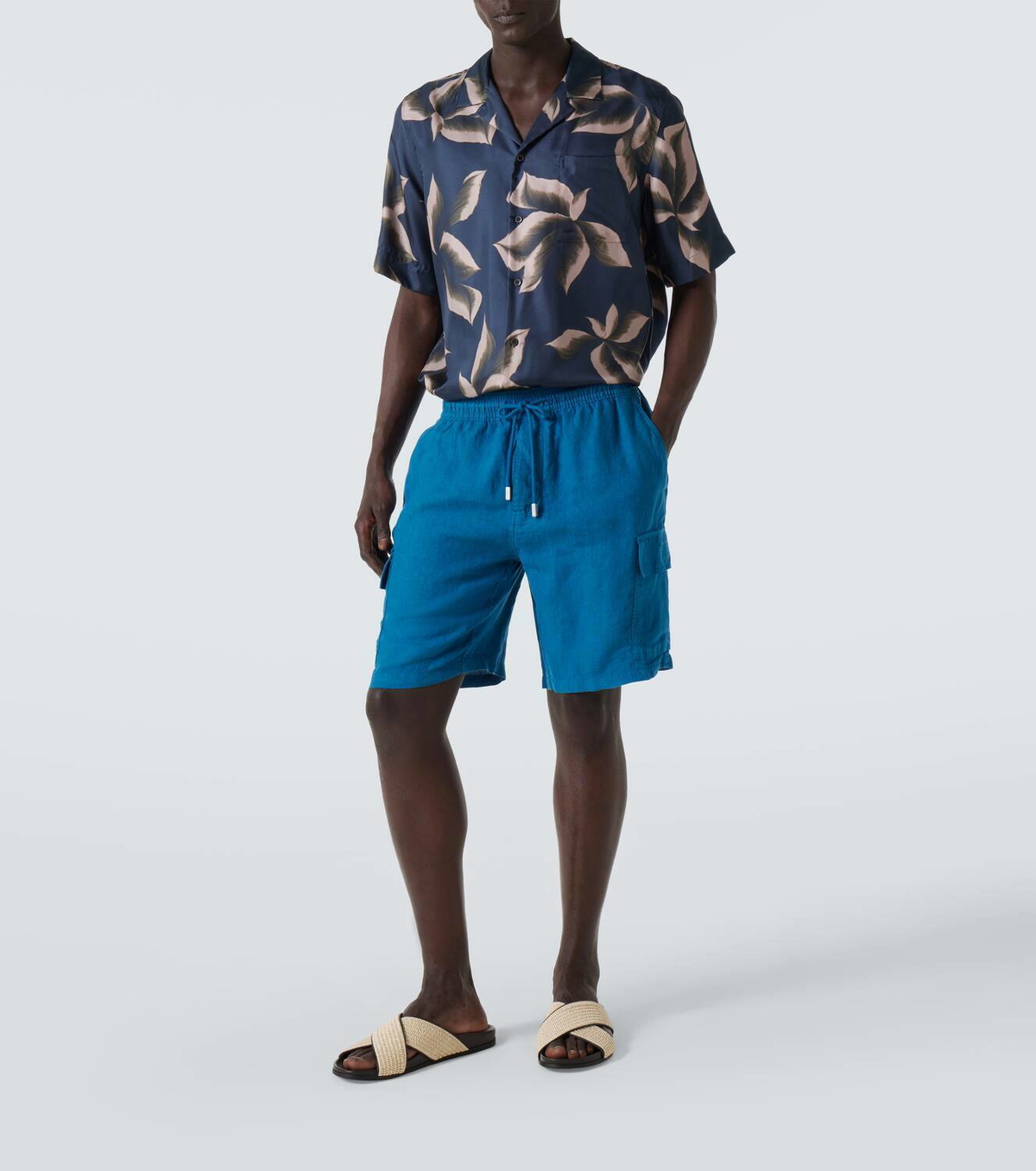 Vilebrequin Baie linen cargo shorts Vilebrequin