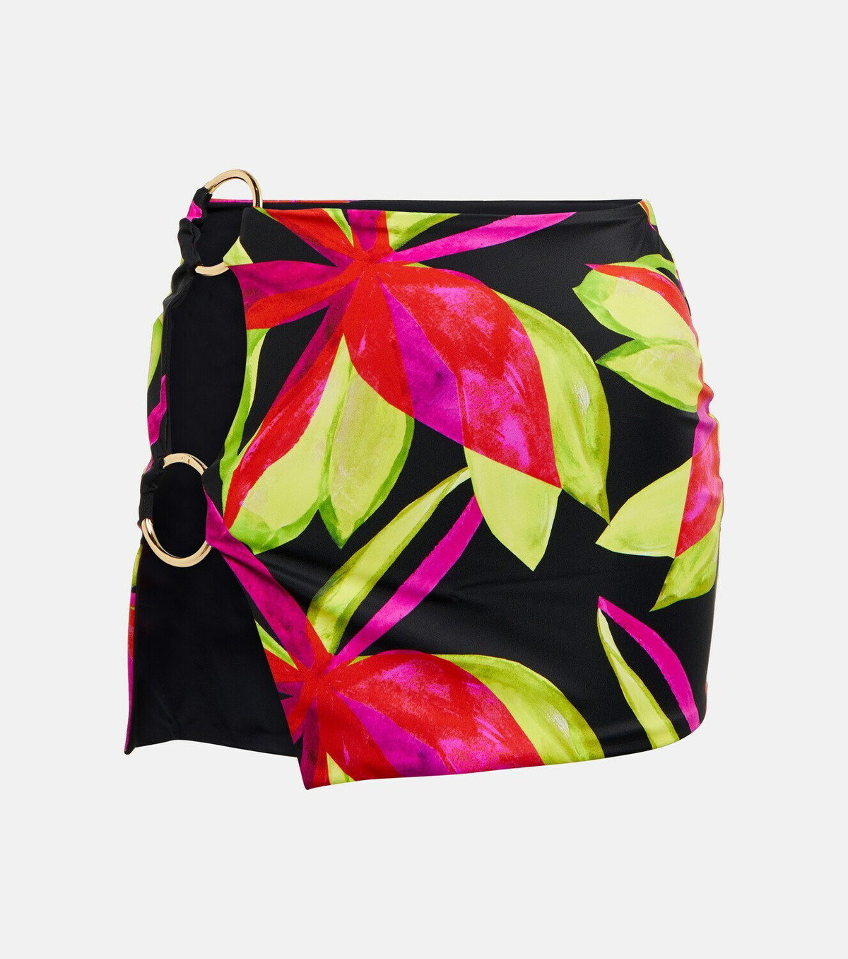 Louisa Ballou - Double Ring printed miniskirt Louisa Ballou