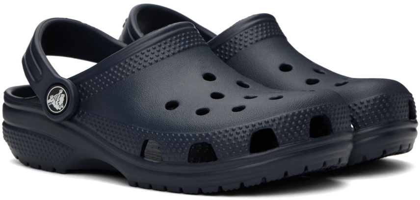 Crocs Kids Navy Classic Clogs Crocs
