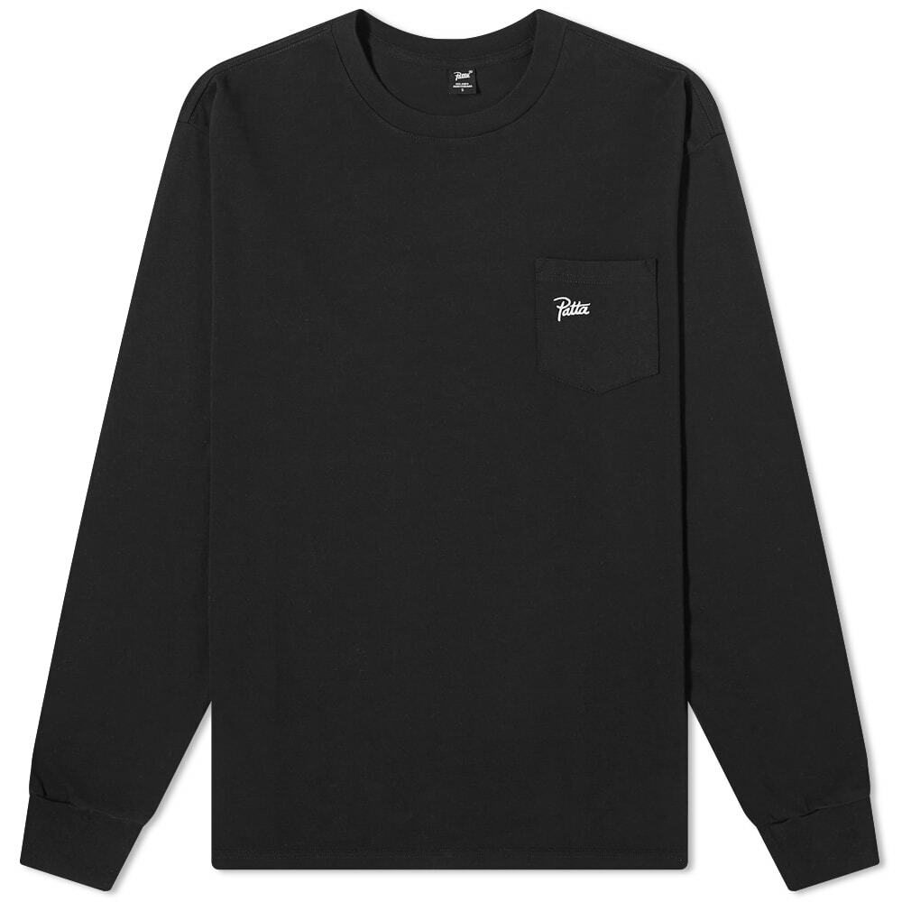 Patta Long Sleeve Basic Washed Pocket Tee Patta