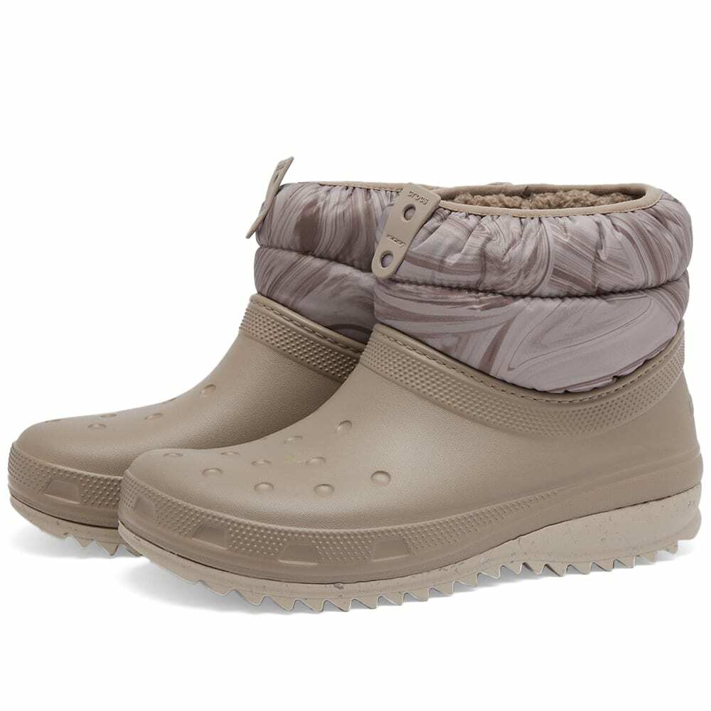 Crocs Women's Classic Neo Puff Shorty Boot in Mushroom Crocs