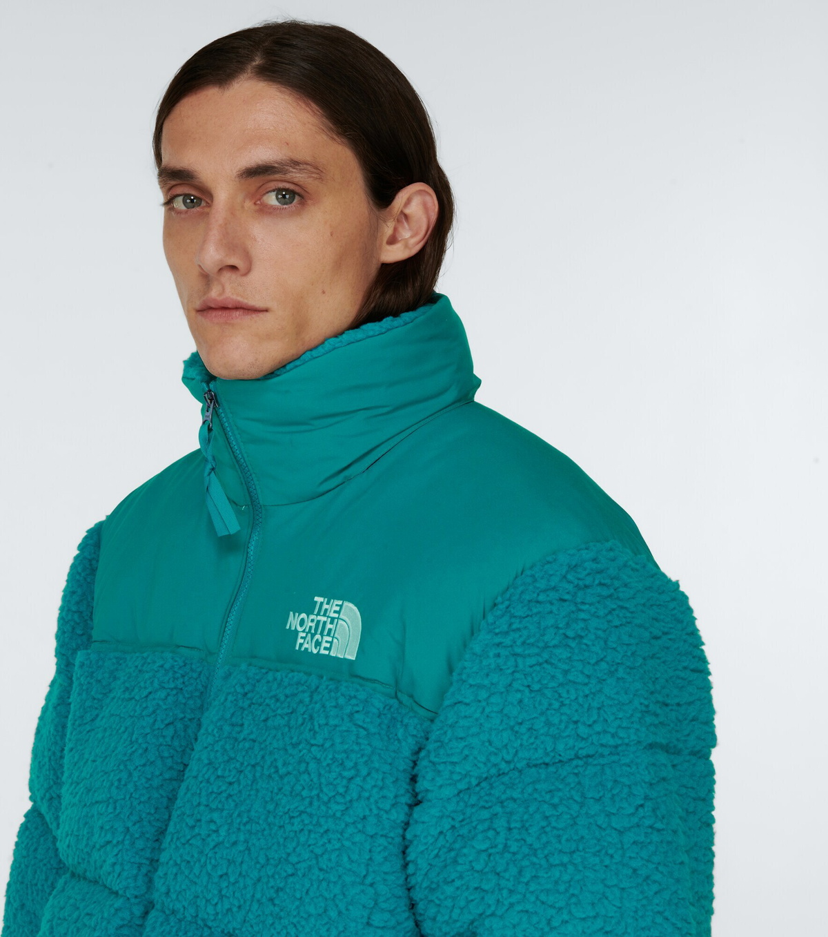The North Face - Nuptse faux shearling jacket The North Face