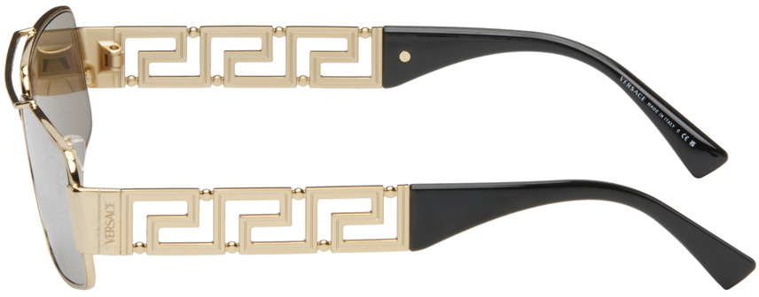 Versace Gold Greca Sunglasses Versace
