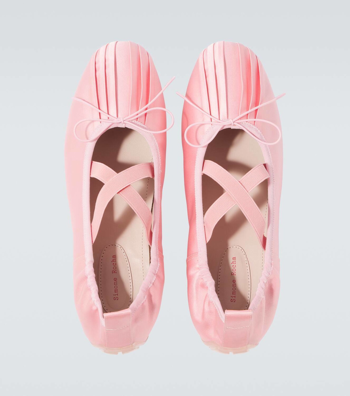 Simone Rocha Ballerina Grip pleated ballet flats Simone Rocha