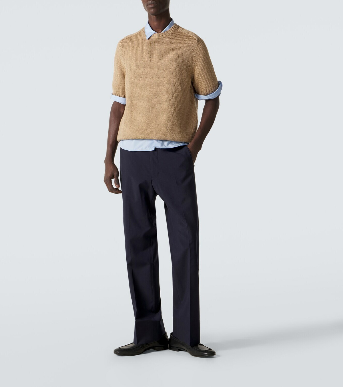 Prada Wool and mohair straight pants Prada
