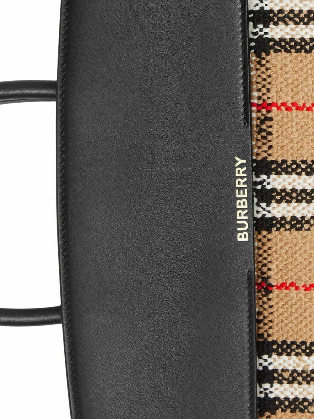 BURBERRY - Catherine Check Motif Handbag Burberry