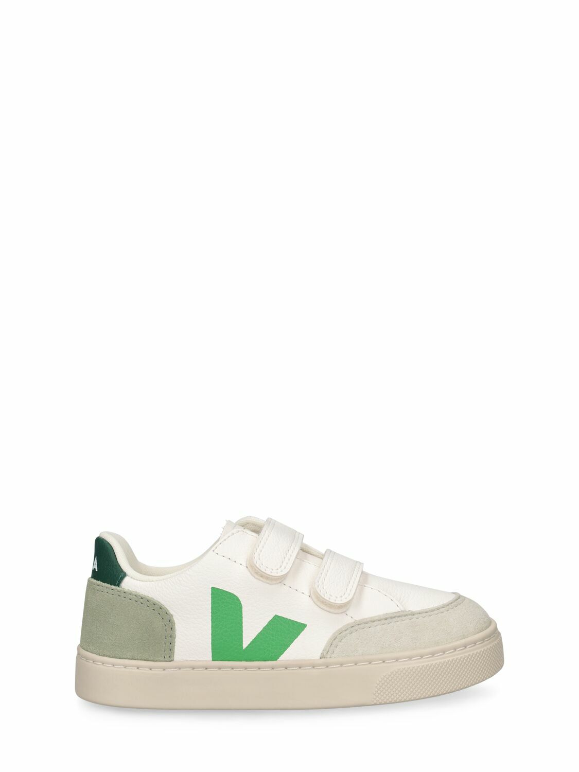 VEJA V-12 Chrome-free Leather Strap Sneakers VEJA