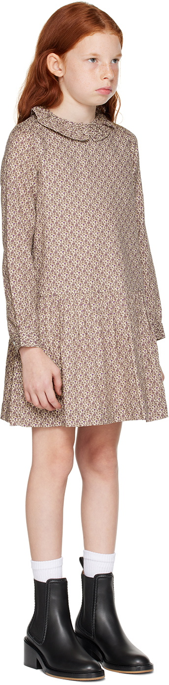 Bonpoint Kids Taupe Mariela Dress Bonpoint