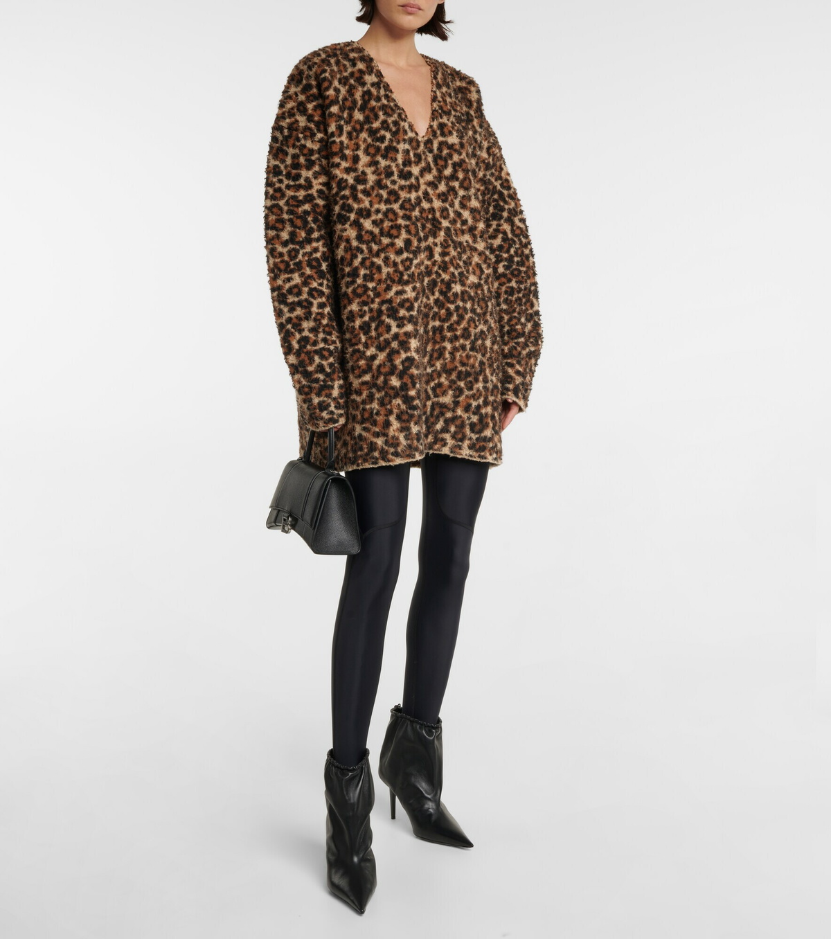 Balenciaga - Leopard-print wool-blend sweater Balenciaga