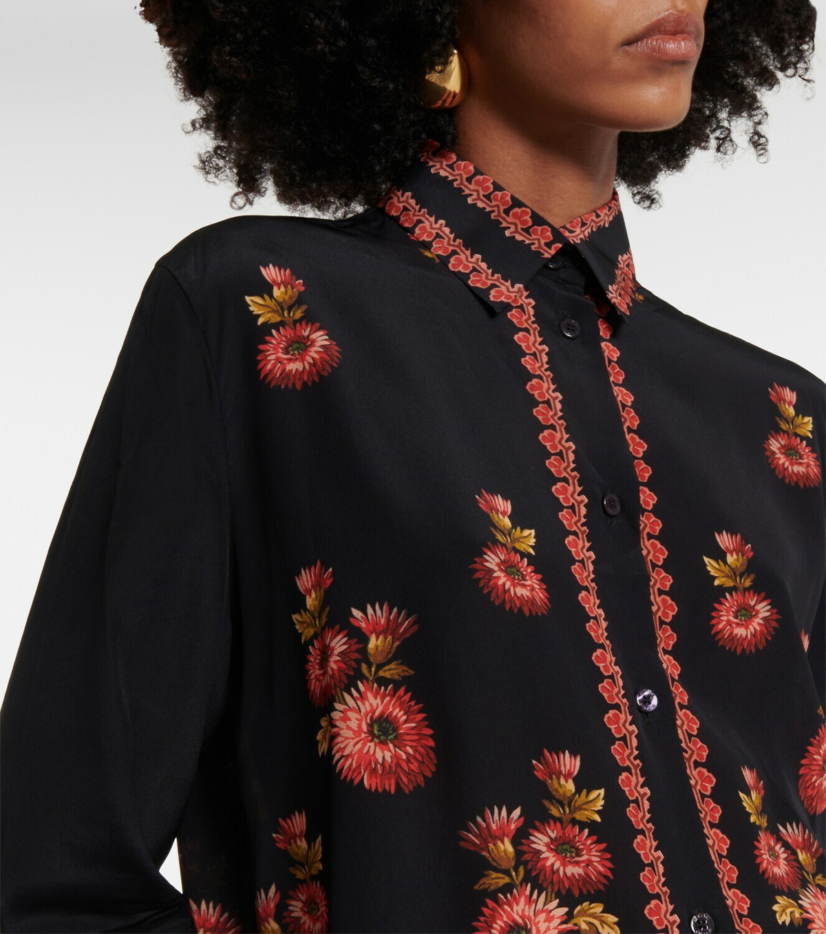 Etro Paisley silk blouse Etro