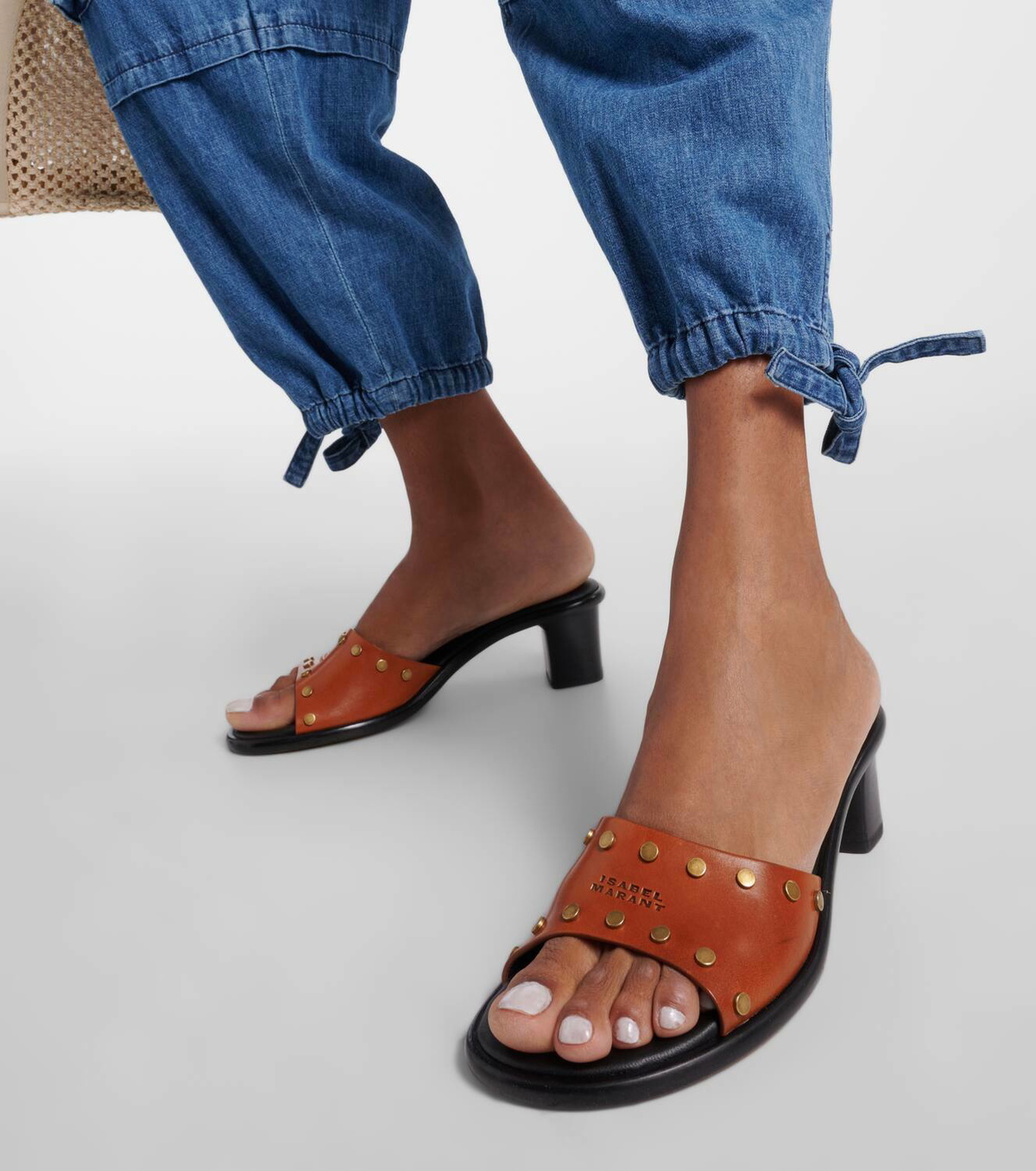 Isabel Marant Eirin studded leather sandals Isabel Marant