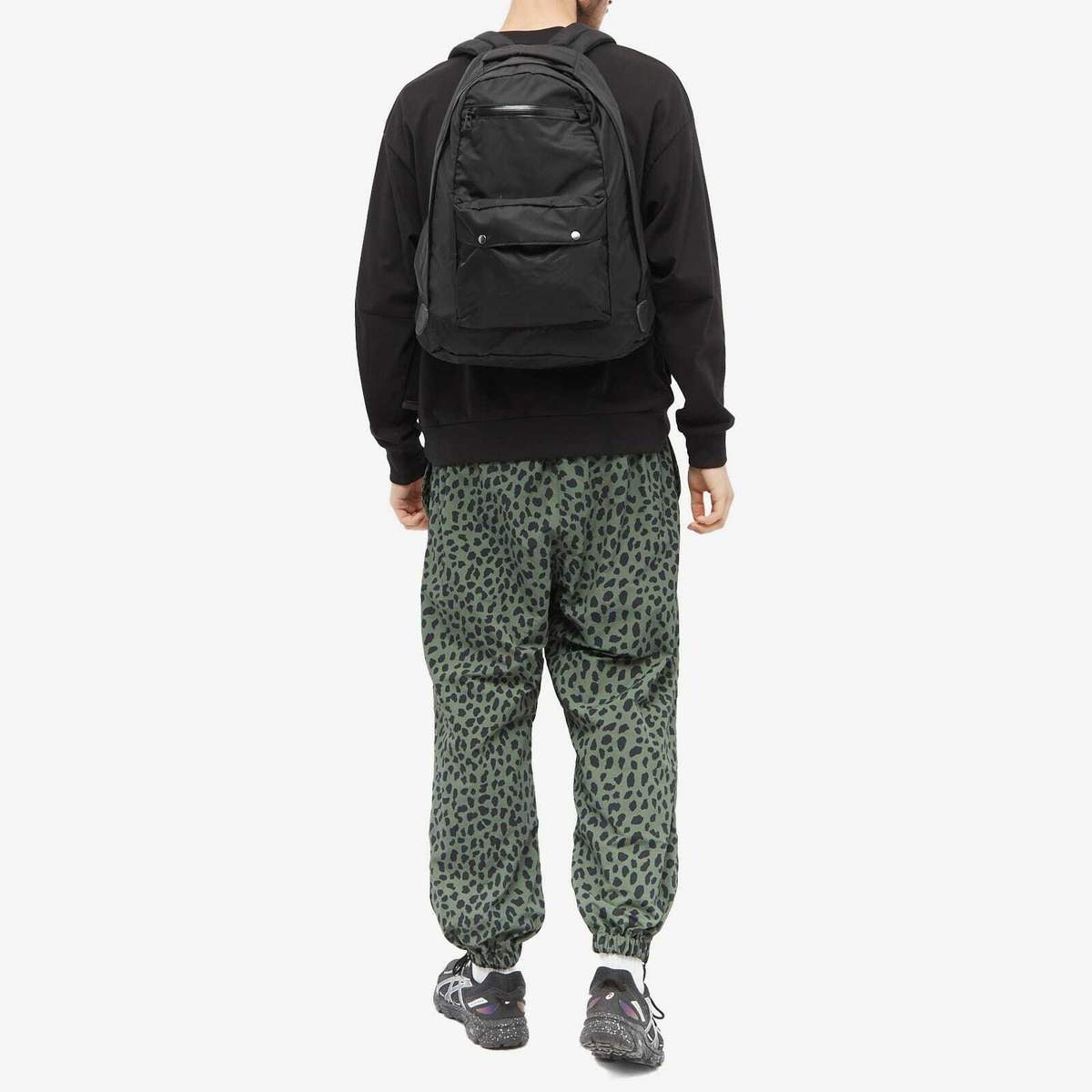 F/CE. Men's RECYCLED TWILL BACKPACK in Black F/CE.