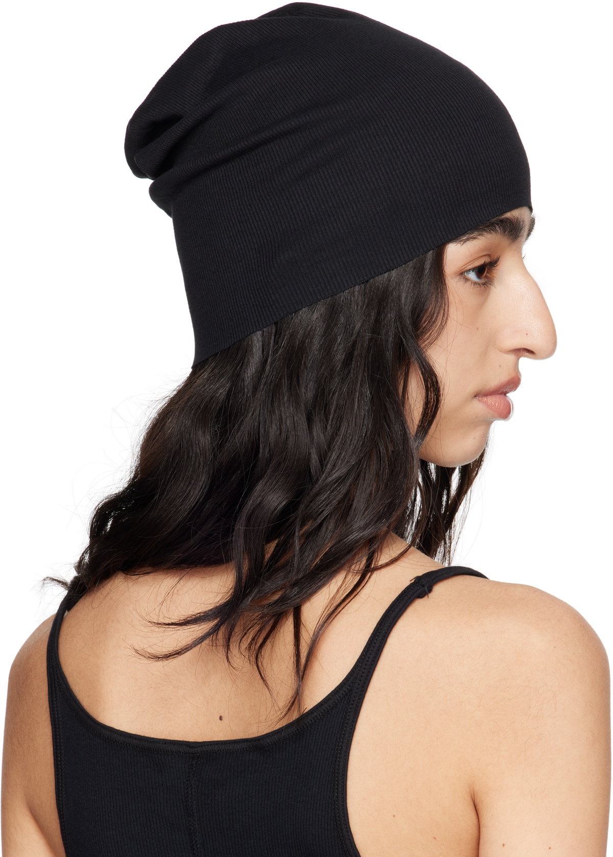 GREG ROSS Black Rib Beanie Greg Ross