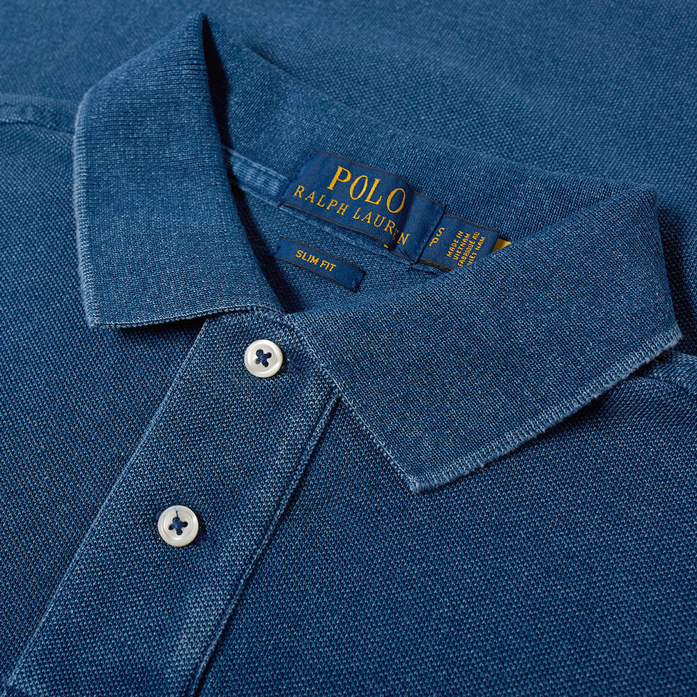 Polo Ralph Lauren Men's Slim Fit Polo Shirt in Medium Indigo Polo Ralph ...