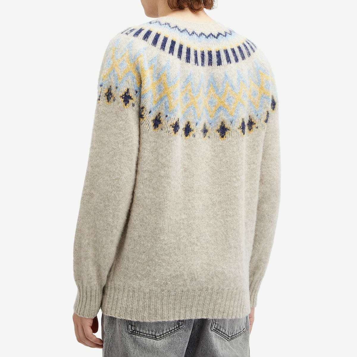 Howlin by Morrison Men's Howlin' Future Fantasy Fair Isle Crew Knit in ...