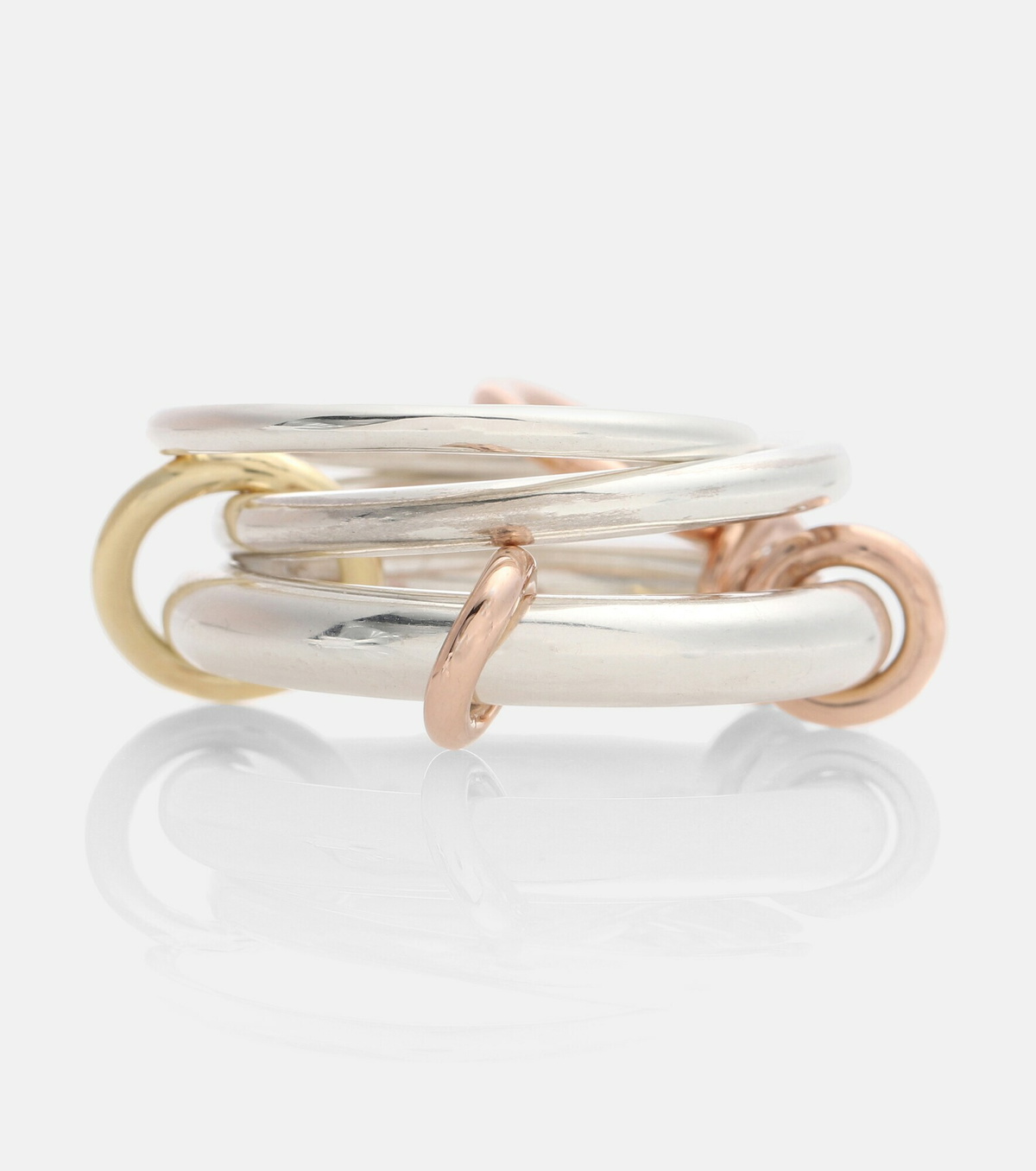 Spinelli Kilcollin - Orion sterling silver and 18k gold linked rings Spinelli Kilcollin