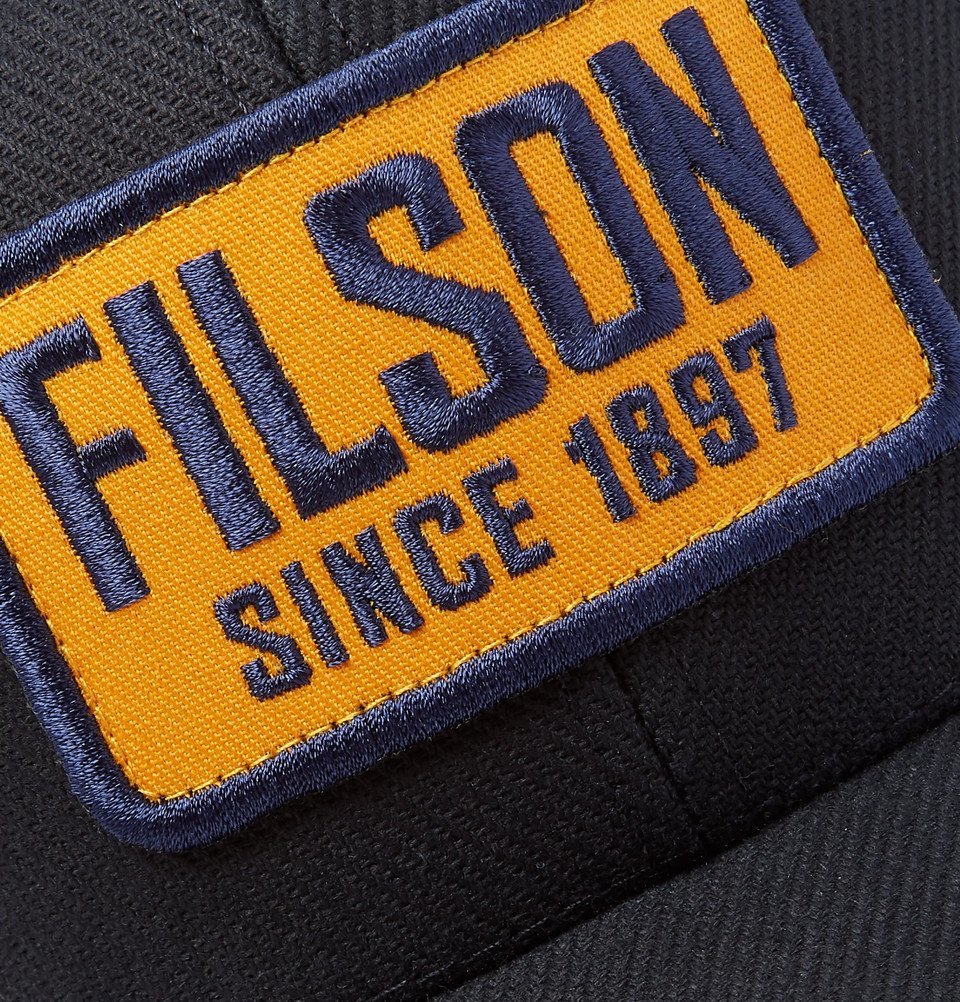 Filson - Logo-Appliquéd Cotton-Twill Baseball Cap - Men - Navy Filson