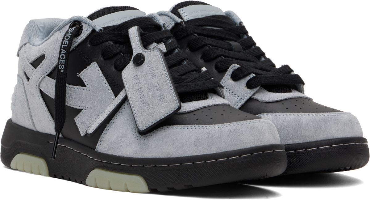 Off-White Gray & Black Out Of Office Sneakers Off-White
