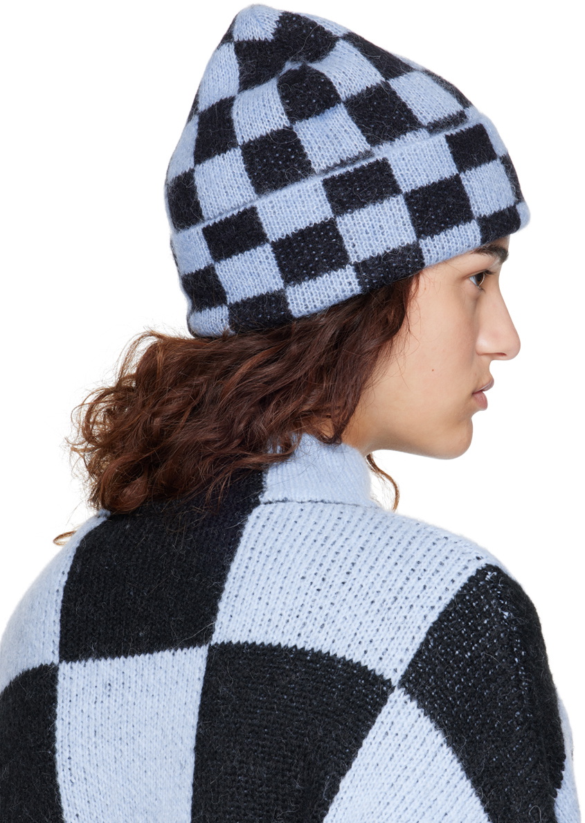 Stine Goya Blue & Black Clara Beanie Stine Goya
