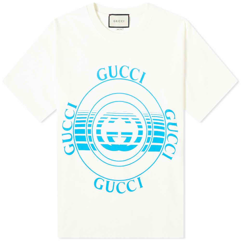 Gucci Record Logo Print Tee Gucci