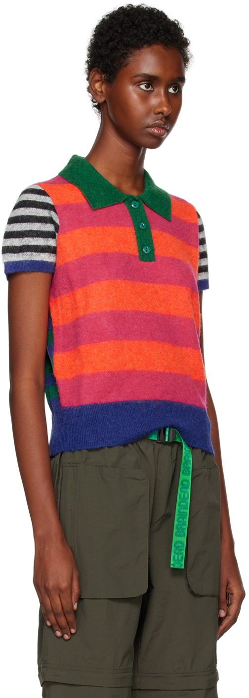 Brain Dead Multicolor Lulu Polo Brain Dead